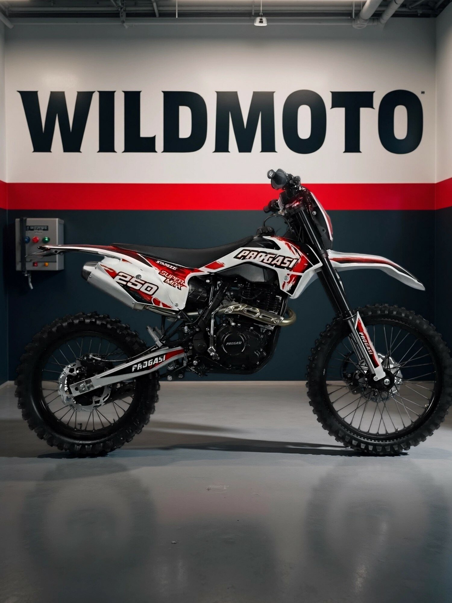 Мотоцикл PROGASI "Super Max 250 NG", эндуро, 250 куб. см, ❗регулируемая подвеска ❗резина KENDA 21/18,
