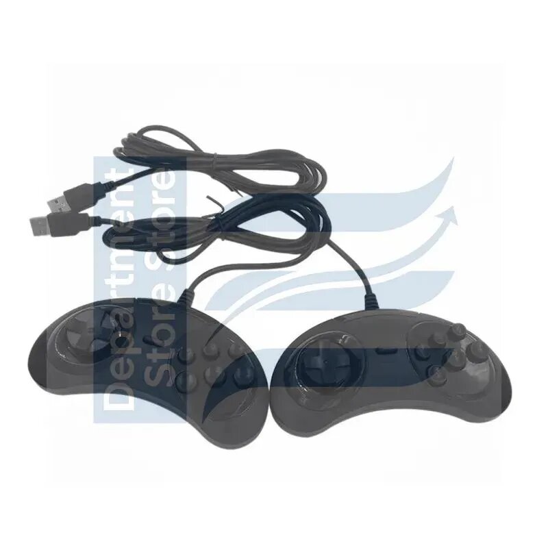 Игровой контроллер USB Gamepad с 6 кнопками для геймпадов PC MAC Mega Drive