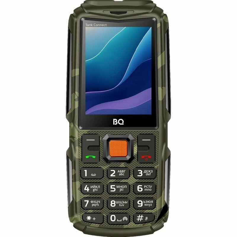 Мобильный телефон BQ 2430L Tank Connect зелёный/серый (86210547) Арт. 2448269
