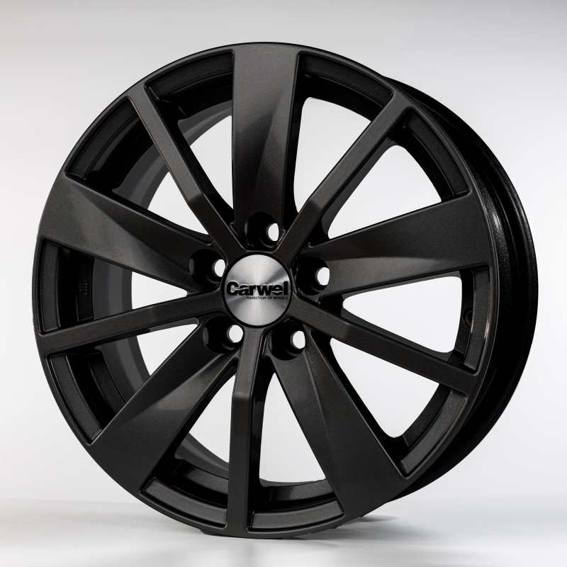 Диск колесный Carwel Имлес 165 (Fabia) 6,0x15 5x100 Dia57.1 ET43 цвет BK