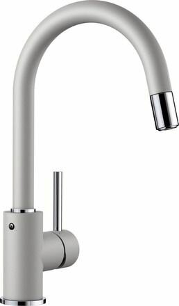 Смеситель Blanco Mida-S Silgranit (жемчужный) 521463