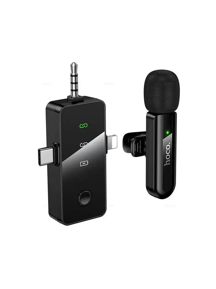 Беспроводной микрофон с универсальными разъемами