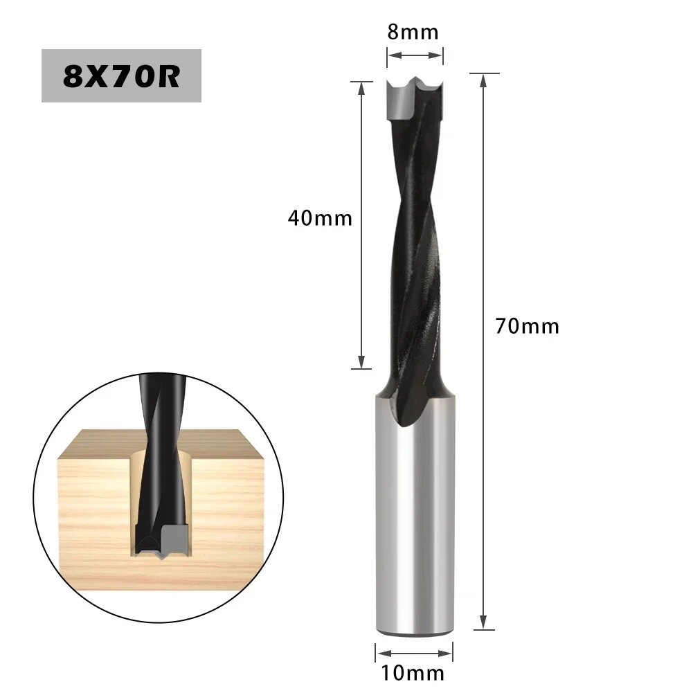 Колонковое буровое долото XQZQ 8x70R