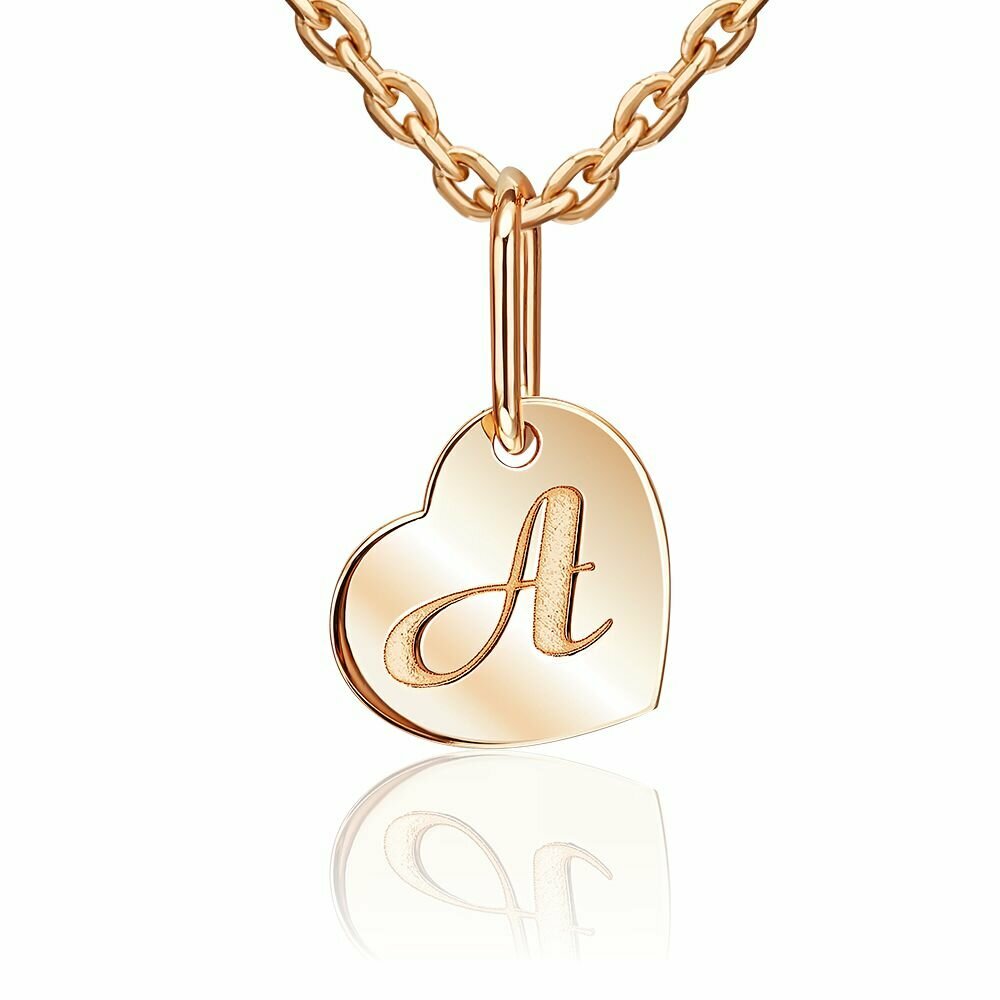 Подвеска, красное золото, 585 проба