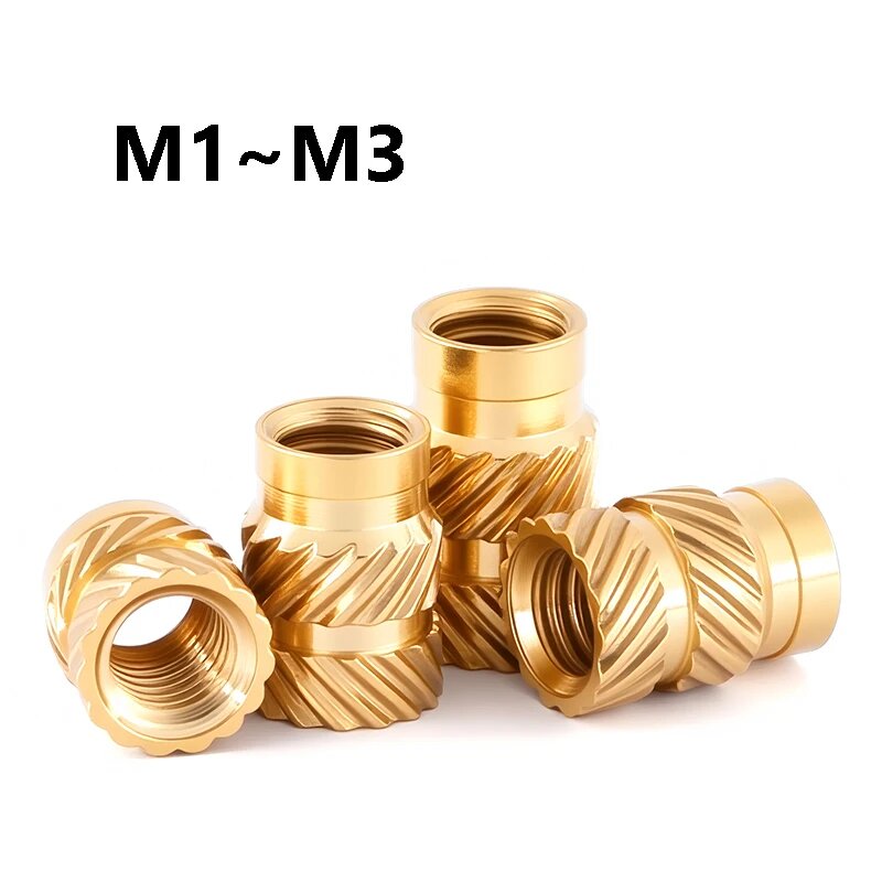 Гайки медные M3xOD4.5mm (30шт) для 3D принтера