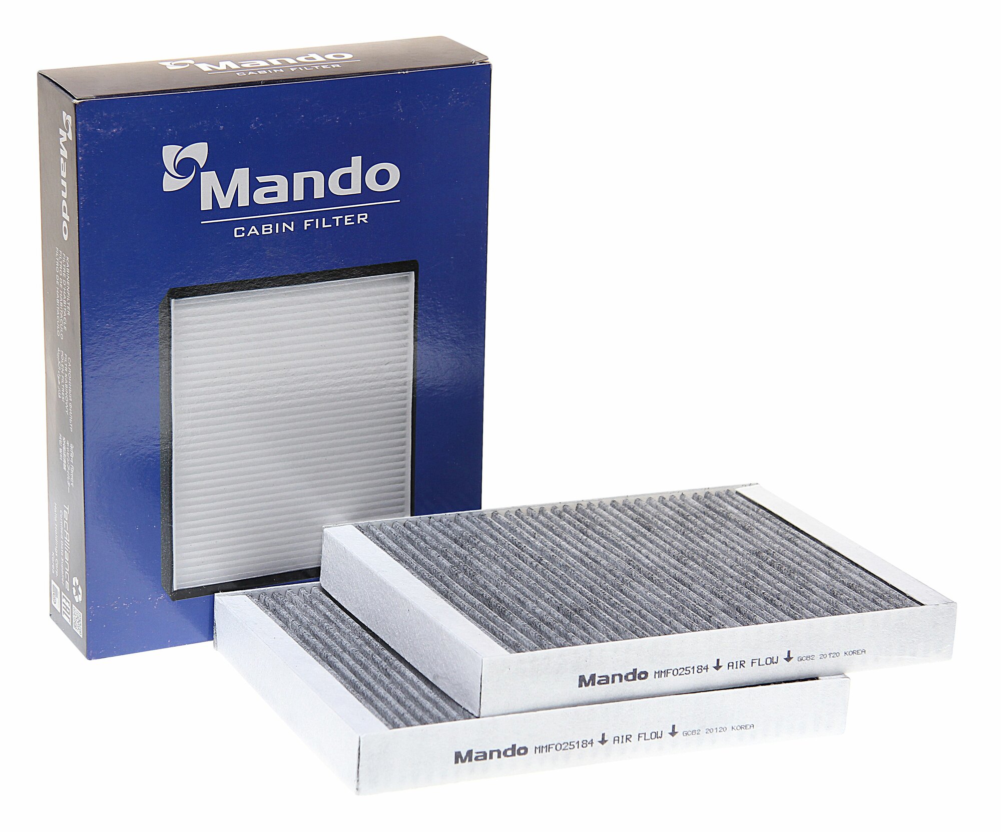 Фильтр воздушный салона BMW 5 (E39) угольный (2шт.) MANDO