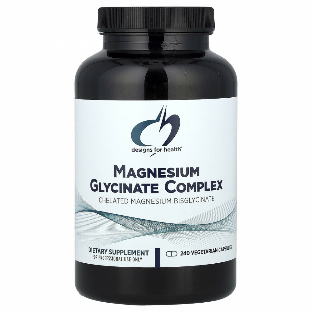 Designs For Health, Magnesium Glycinate Complex, 240 Vegetarian Capsules (150 mg per Capsule)