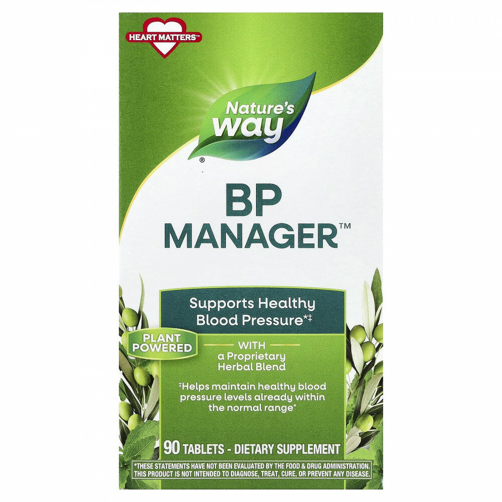 Nature's Way, BP Management™, 90 таблеток