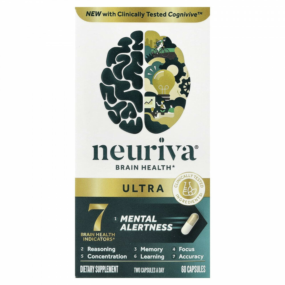 Schiff, Neuriva® Brain Health, Ultra, 60 капсул