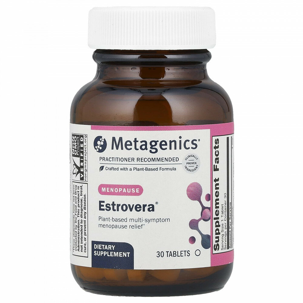 Metagenics, Estrovera®, менопауза, 30 таблеток