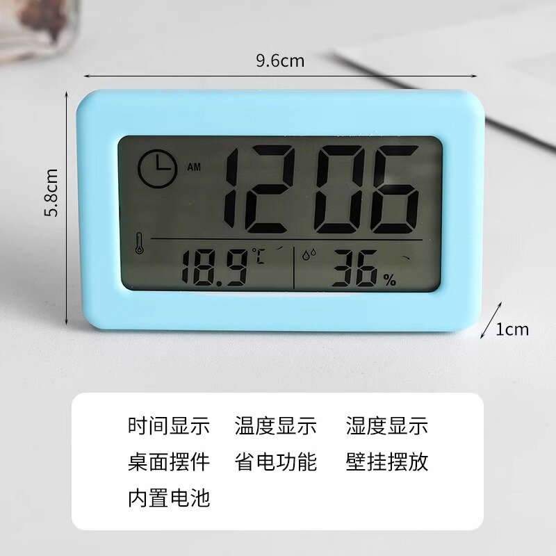 Светящийся настольный будильник, бесшумный, простой, с высокой эстетической ценностью, цифровые электронные часы для использования на студенческом столе.