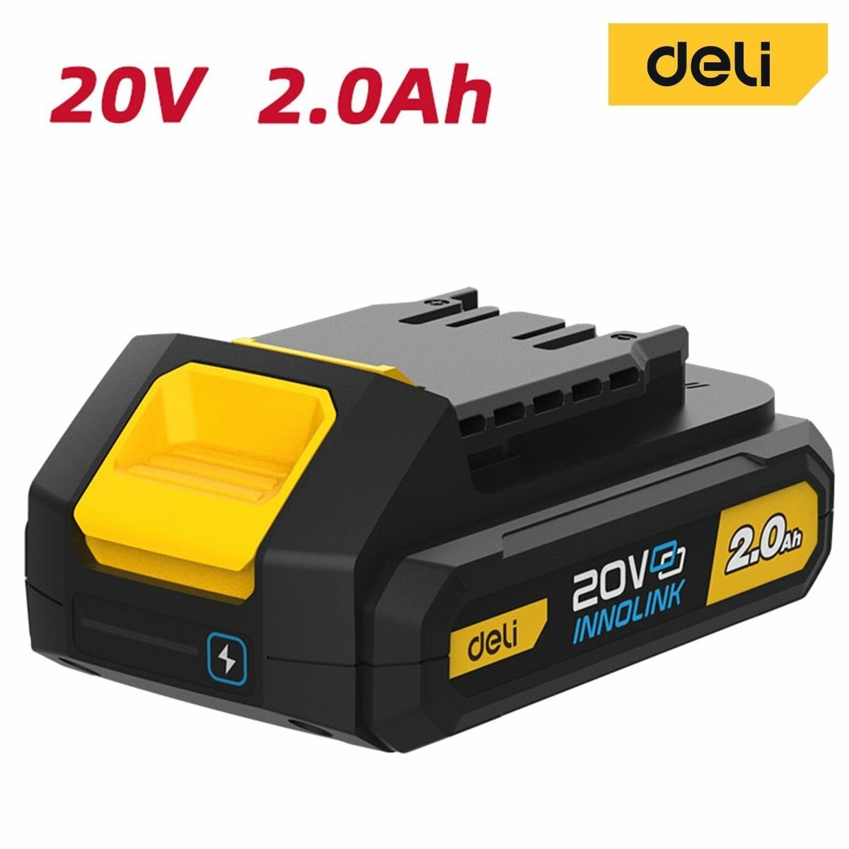 Аккумулятор Deli DL-DC20A2 (2А*ч, 20В, Li-ion)