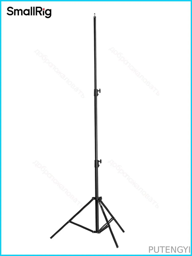 Штатив SmallRig LA-S280 для фото- и видеосъемки. Максимальная высота 280 см, нагрузка 5 кг, черный — фото 1