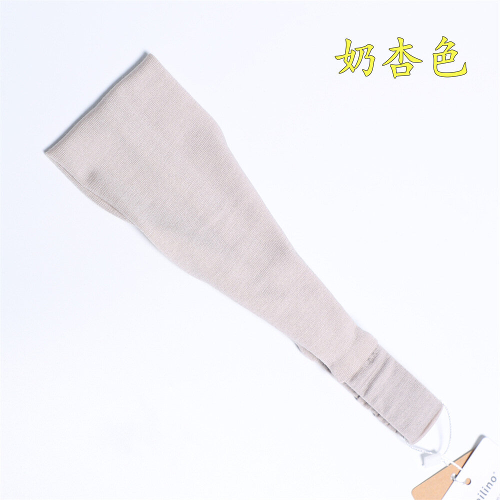 Повязка на голову из мериносовой шерсти для женщин, спортивная повязка, впитывающая пот, для бега на открытом воздухе, узкая повязка для йоги и походов, устойчивая к поту H12