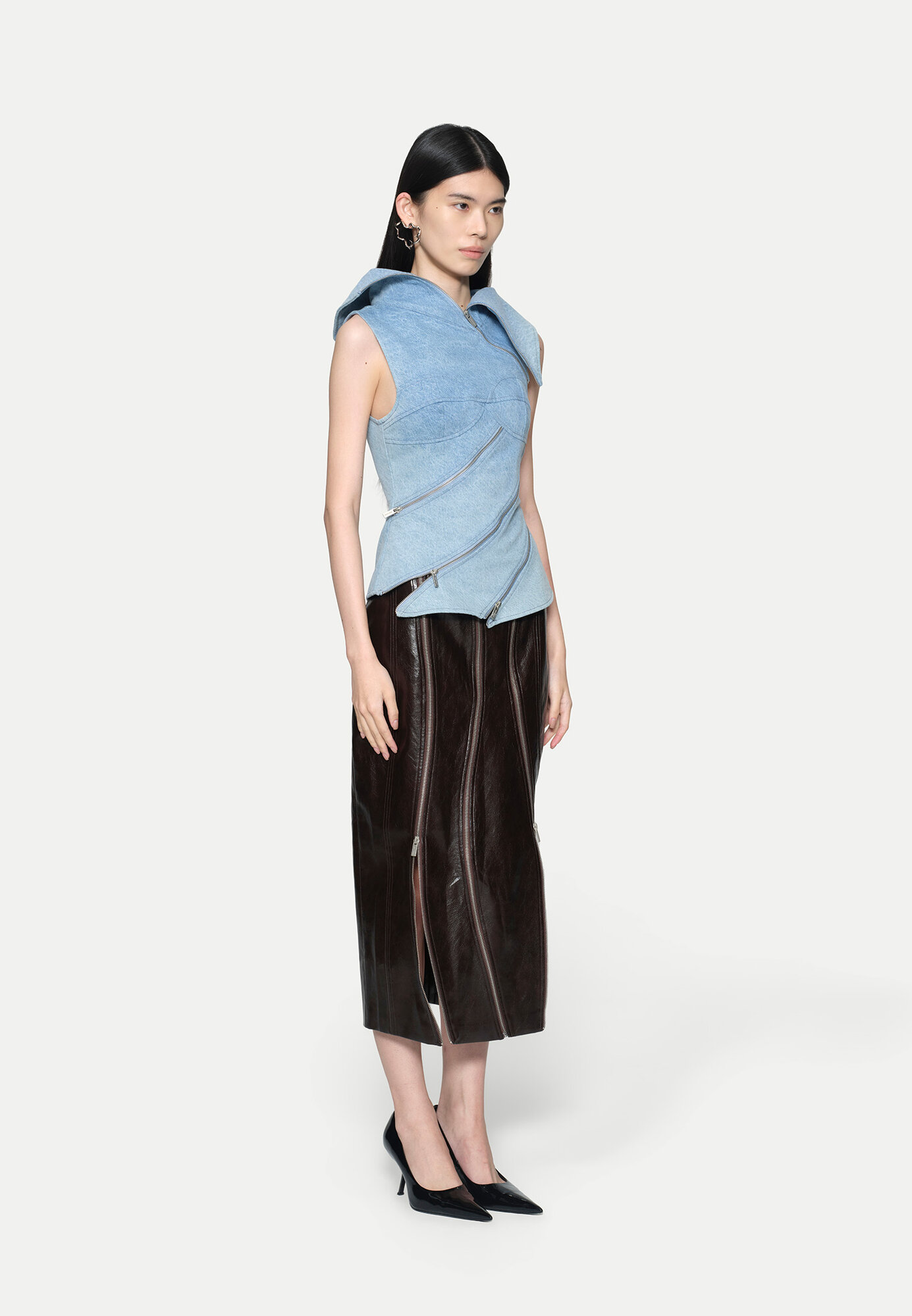 Майка Berhasm Decadent Dove, размер XS, голубой — фото 1