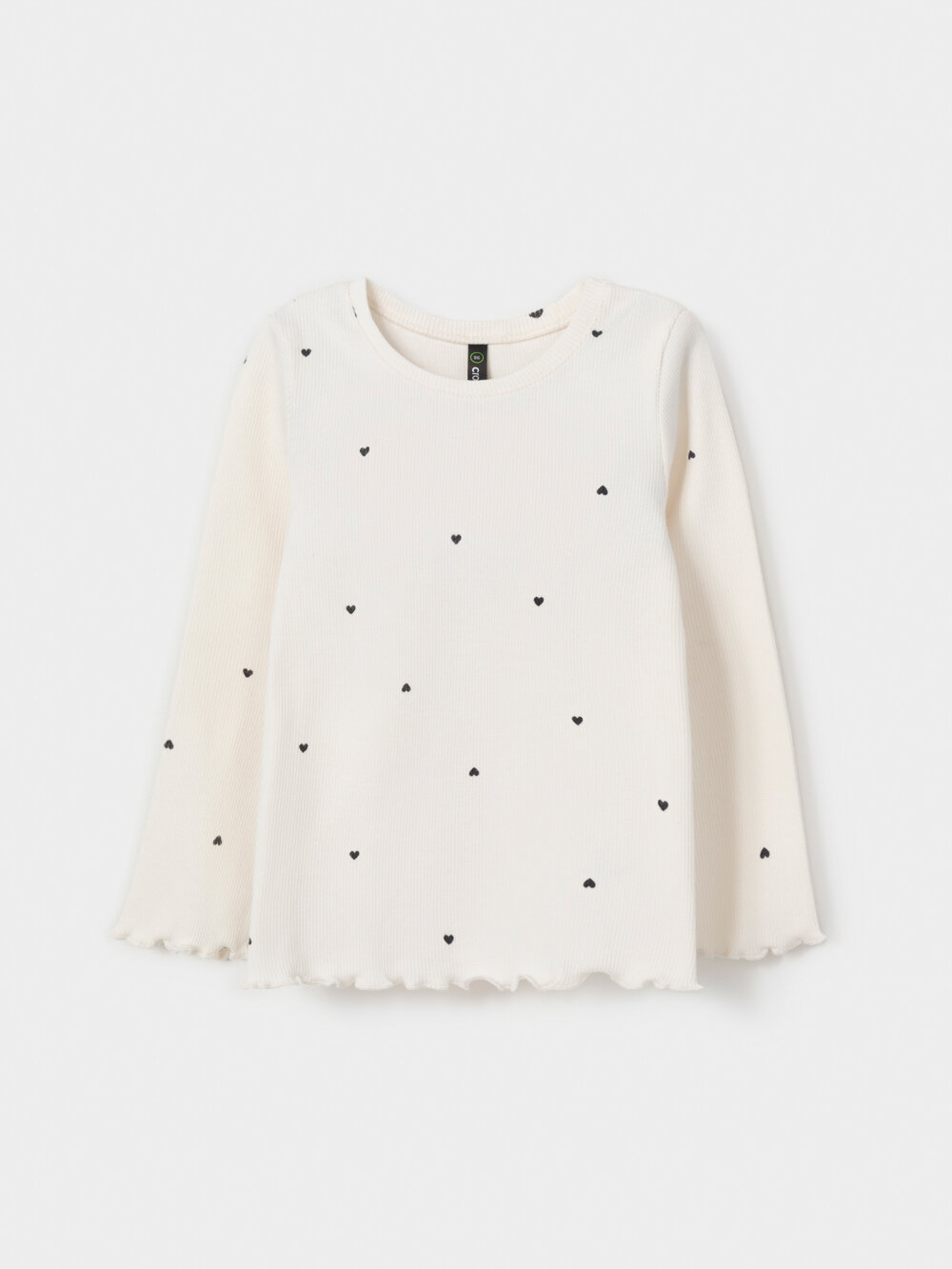 Лонгслив эластичный с принтом для малышей