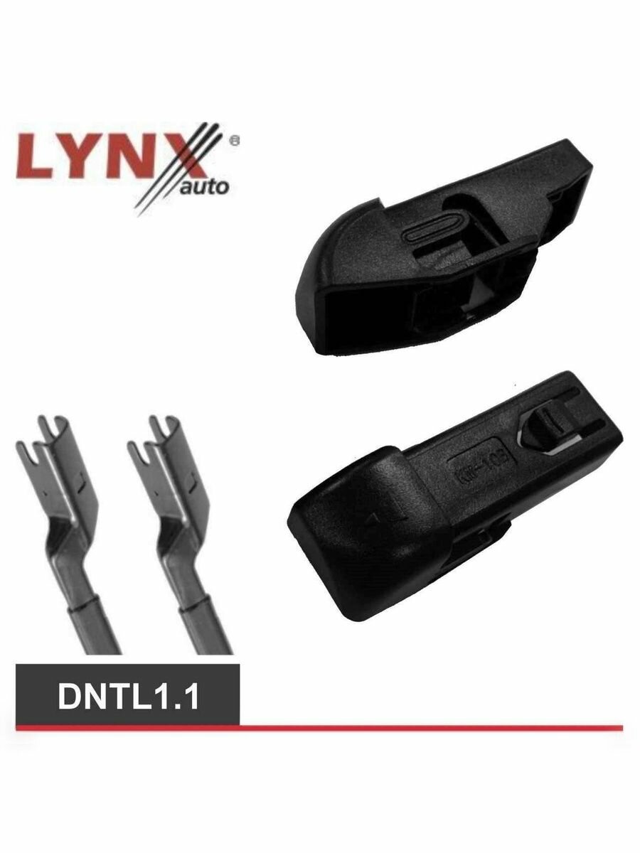 Адаптеры крепления щеток стеклоочистителя LYNXauto KM-10B для DNTL1.1 (2 шт.)