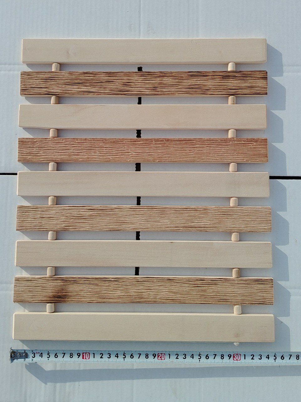 Коврик-сидушка из ольхи для бани и сауны ТМ-13