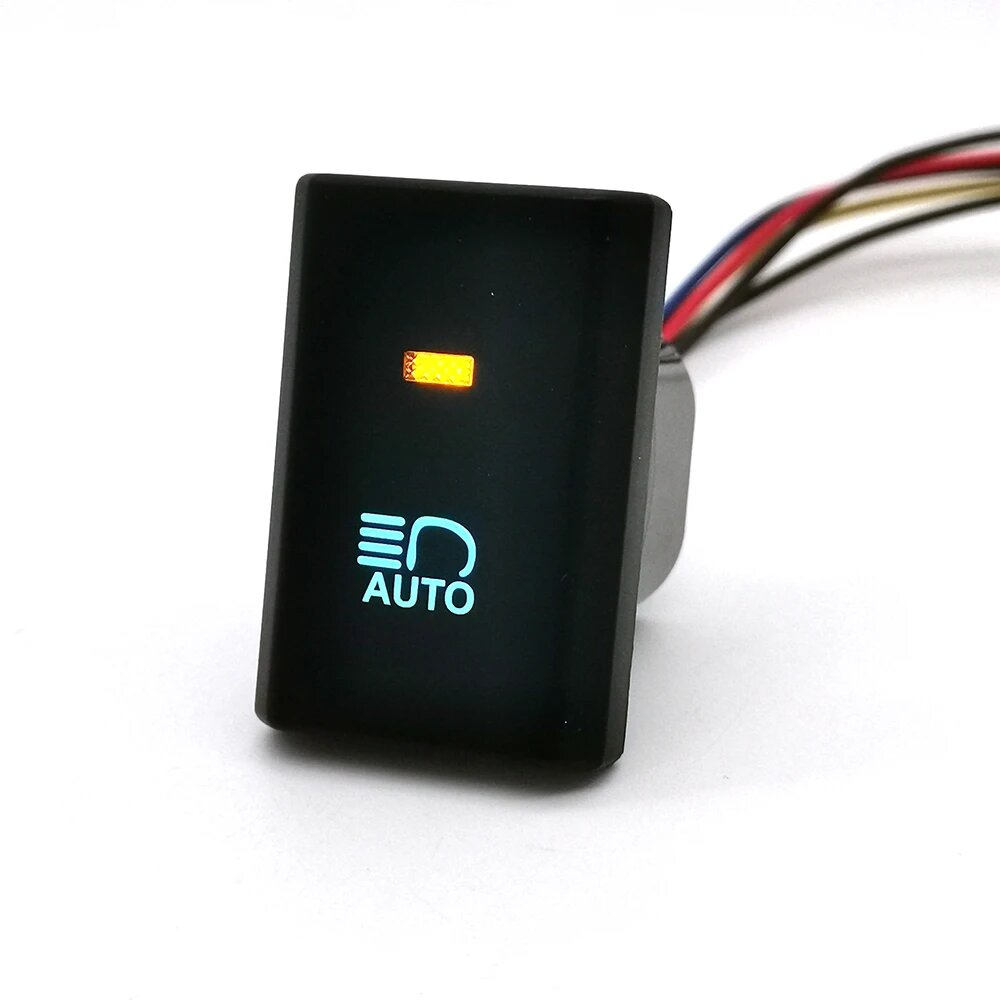 Автомобильная кнопка переключения Auto Light с LED подсветкой