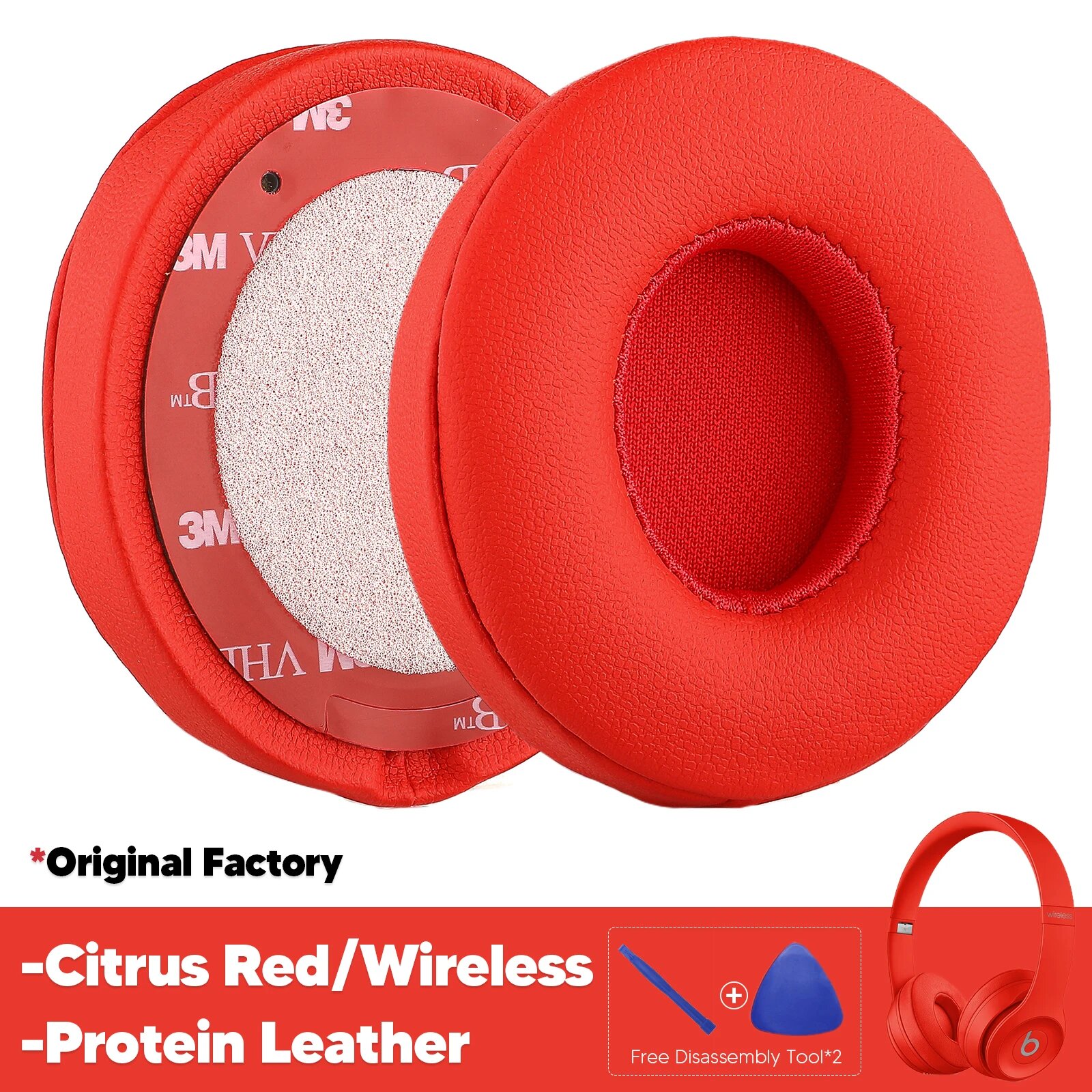 Амбушюры Beats Solo 3/2, Citrus Red