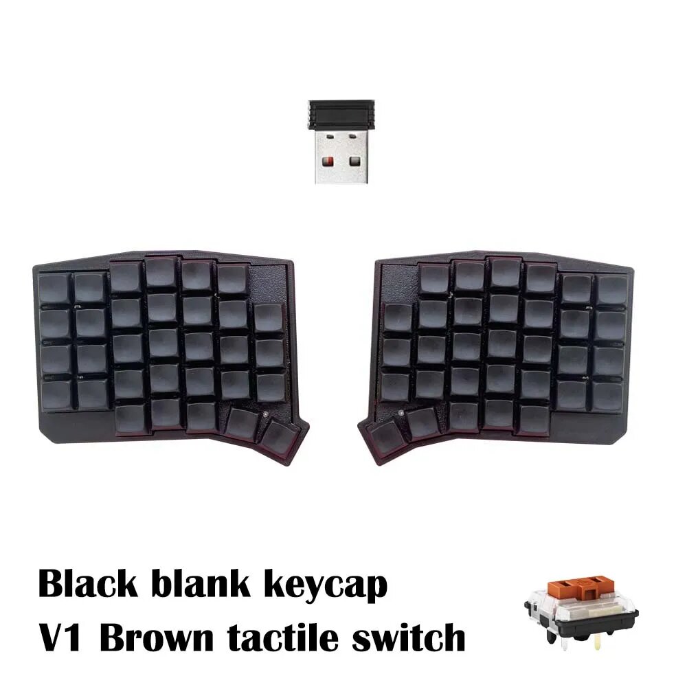 Механическая клавиатура Choc Sofle Black Blank V1 B