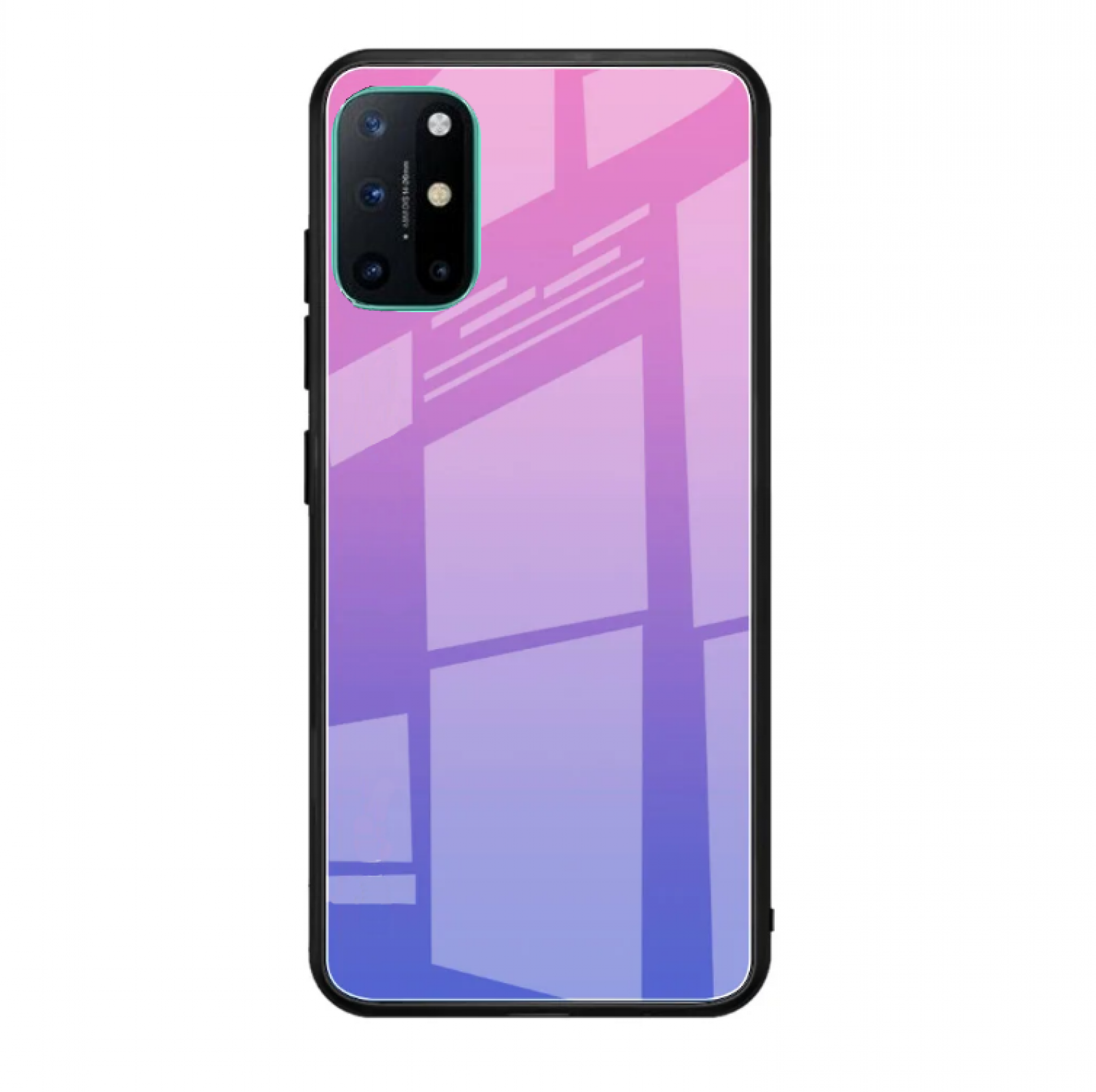 Чехол-бампер MyPads для OnePlus 6T из закаленного стекла с градиентным зеркальным блеском