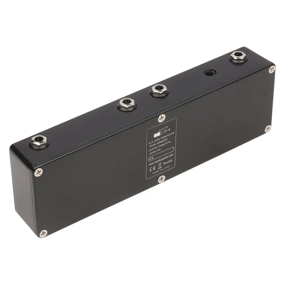 Процессор эффектов MOSKY Audio Sol918, педаль мультиэффектов для электрогитары, черный — фото 1