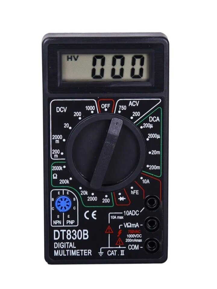 Мультиметр, DT - 830 В — фото 1