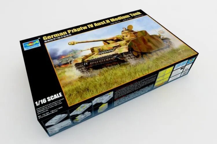 Trumpeter 00920 1/16 Немецкий Pz.Kpfw.IV Ausf H Модель сборки танков