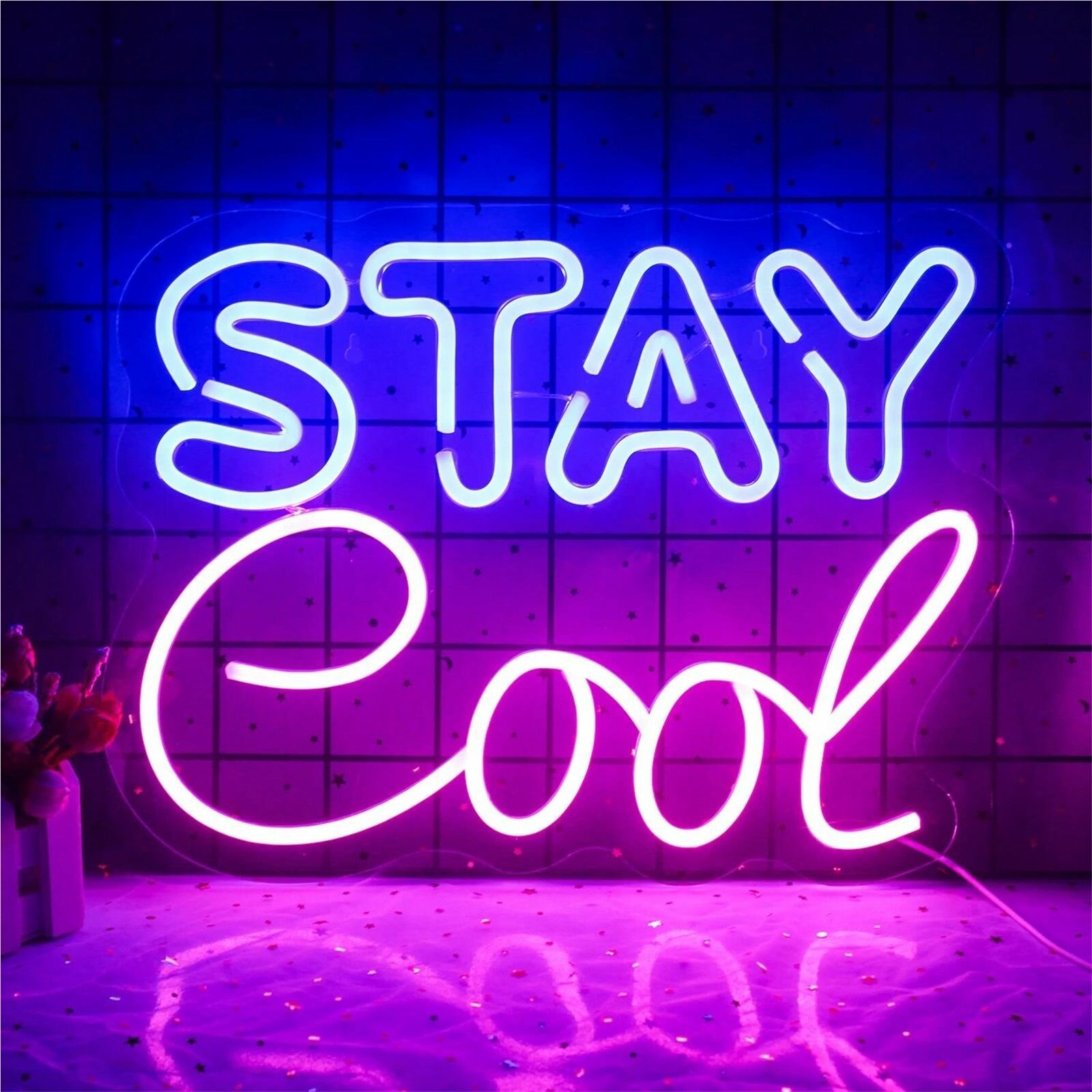 Stay Cool Декор Неоновой Вывески 40смх30см