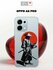 Чехол на Oppo A6 Pro / Оппо A6 Про с принтом Загадочный японский самурай