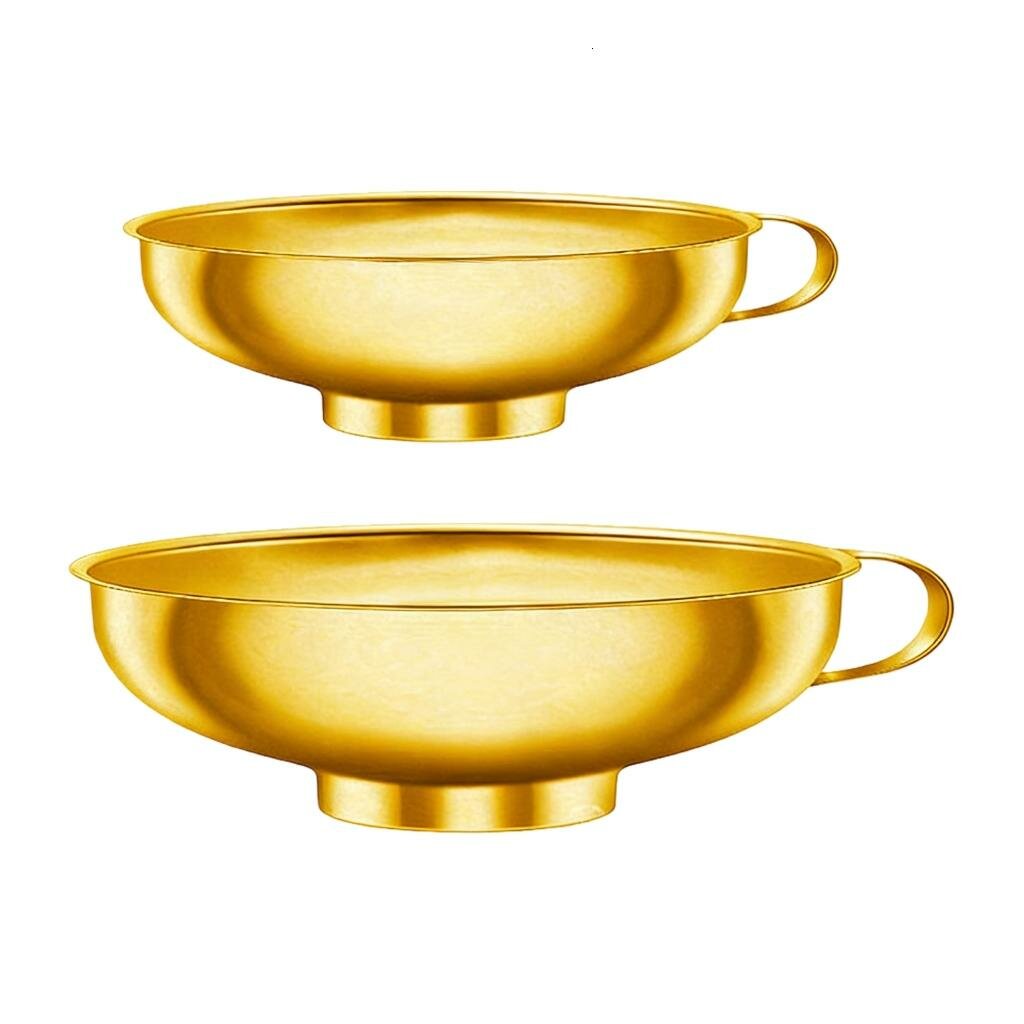 Стальная воронка нержавеющая, набор из 2 частей