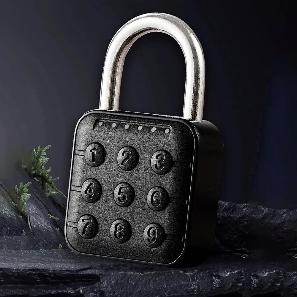 Водонепроницаемый кодовый замок с 6-значным кодом, из цинкового сплава, цифровой кодовый замок, надежный, усиленный, с возможностью сброса кода