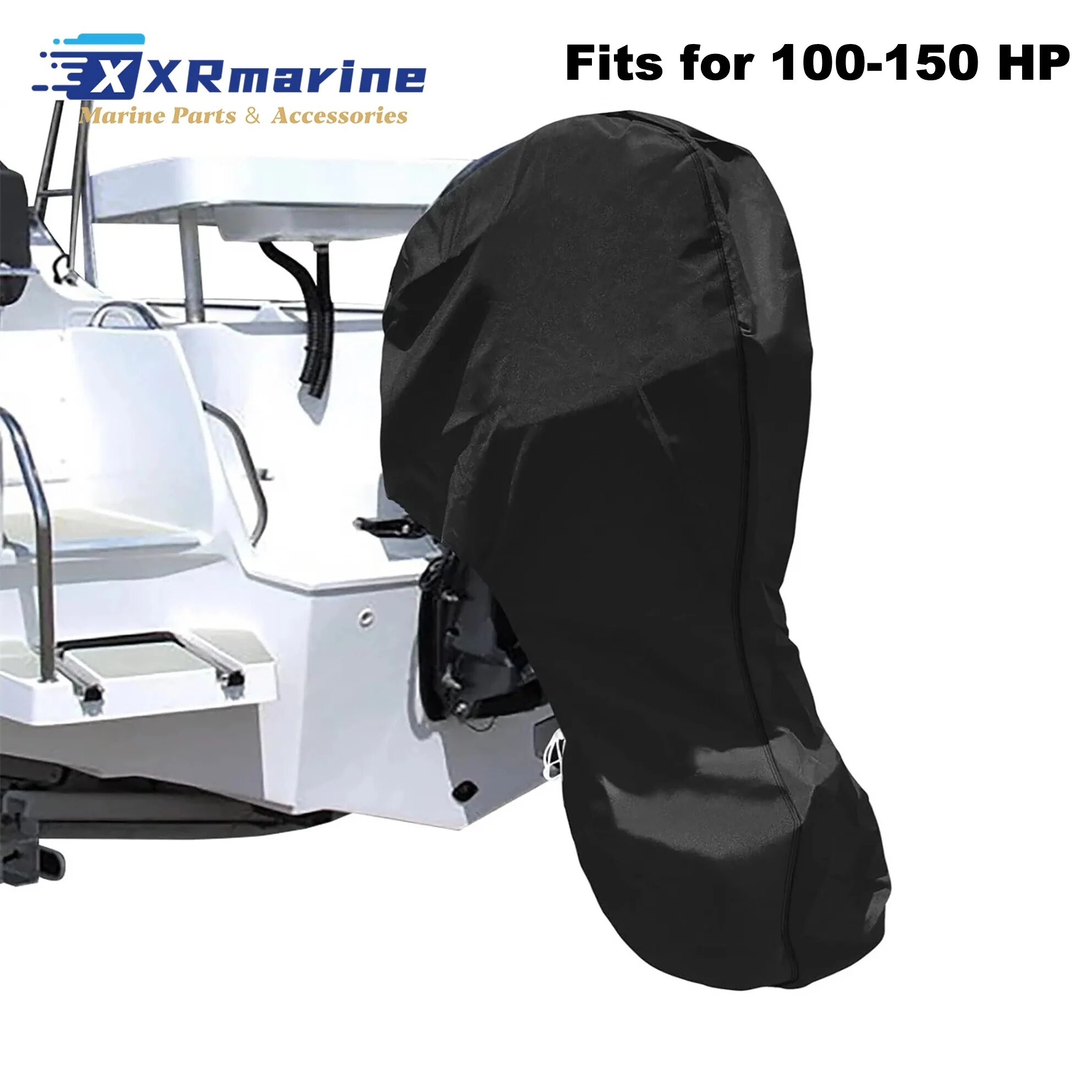 Чехол для подвесного лодочного мотора Mercury, Yamaha, Honda, Suzuki, Tohatsu, Johnson, Evinrude (большинство моделей 100, 115, 125, 135, 140, 150 л. с.)