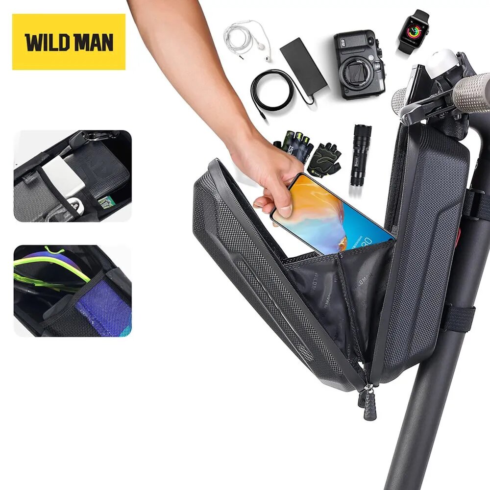 Сумка для электросамоката WILD MAN, влагонепроницаемый чехол из EVA и PU, для Xiaomi M365 Pro 2 и KUGOO M4 — фото 1