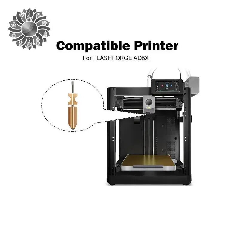 Аксессуар для 3D-ручки Flashforge AD5X с соплом 0.25 мм для быстрой замены — фото 1