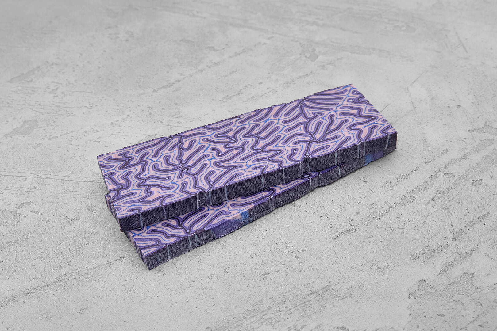 Авторская микарта, 2 плашки 140х45х8мм T055