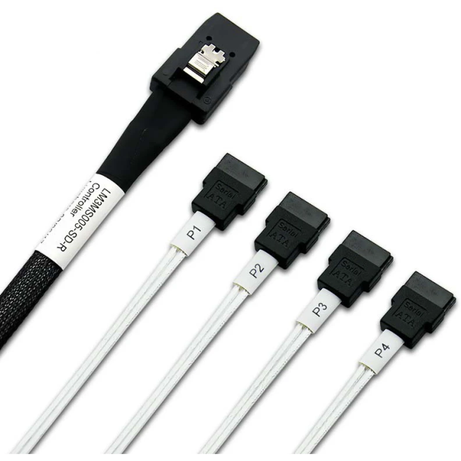 LR-LINK Кабель SFF-8087->4xSATA