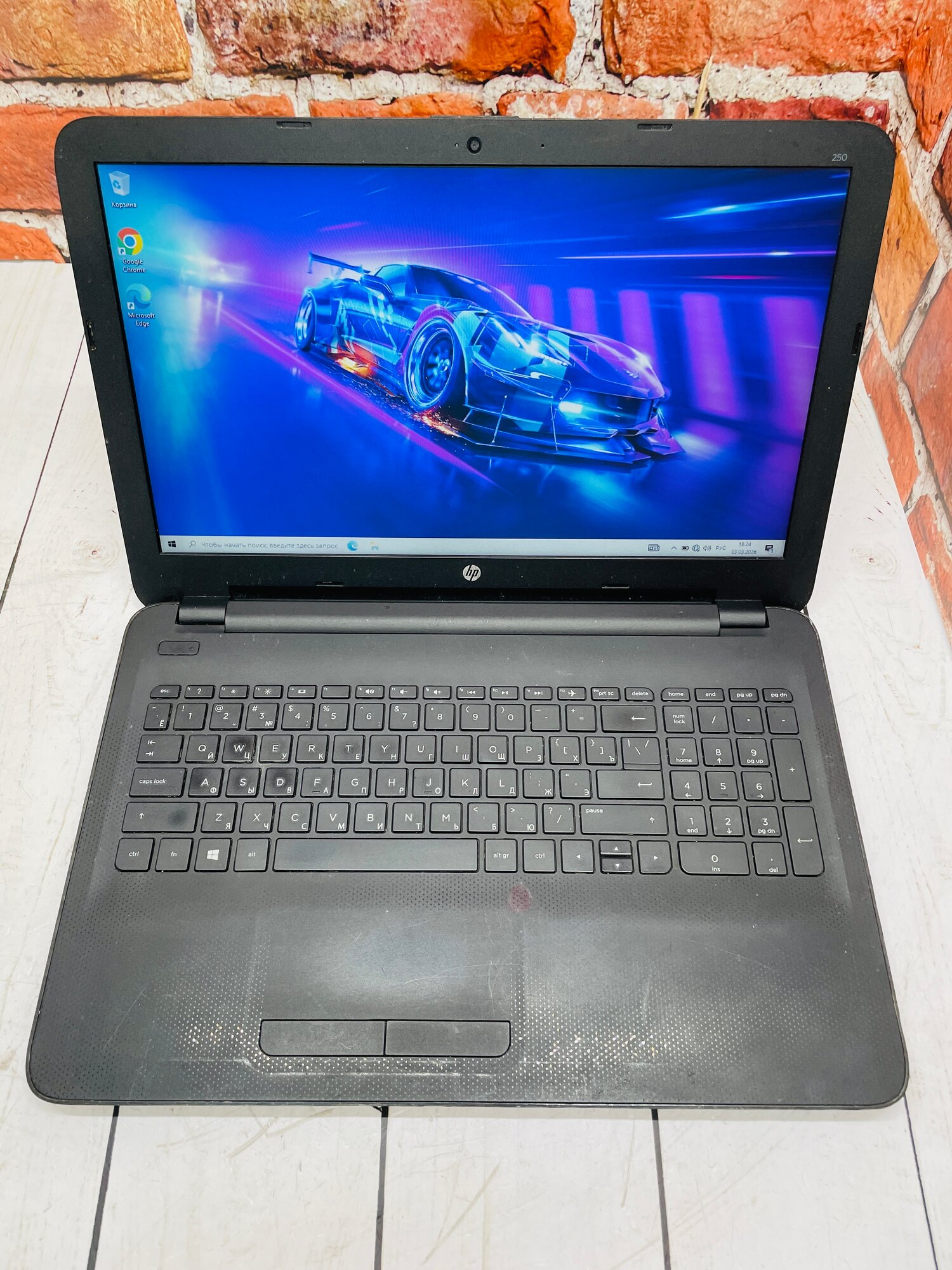 Ноутбук 15,6, HP 15-e, Intel Celeron 3050, 4 Gb DDR3, 500 Gb HDD, Intel HD Graphics