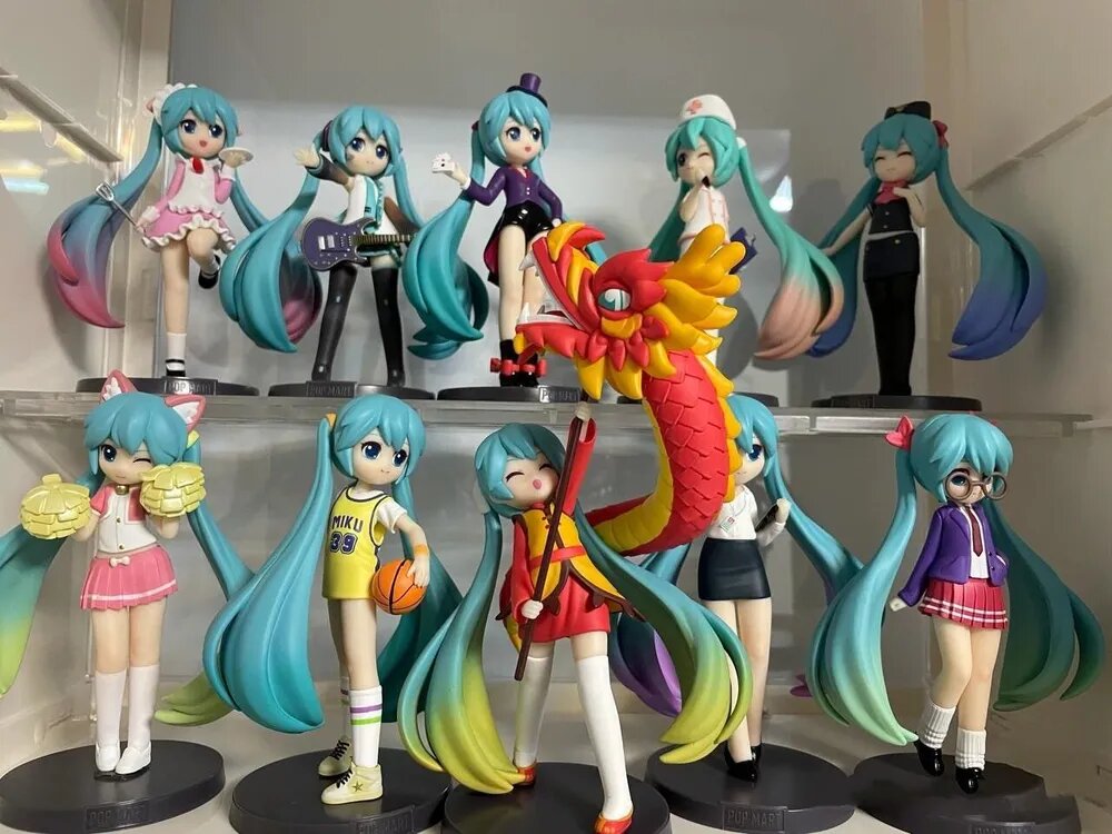 Фигурка Мику Хацунэ Miku Hatsune, случайный дизайн, ПВХ — фото 1