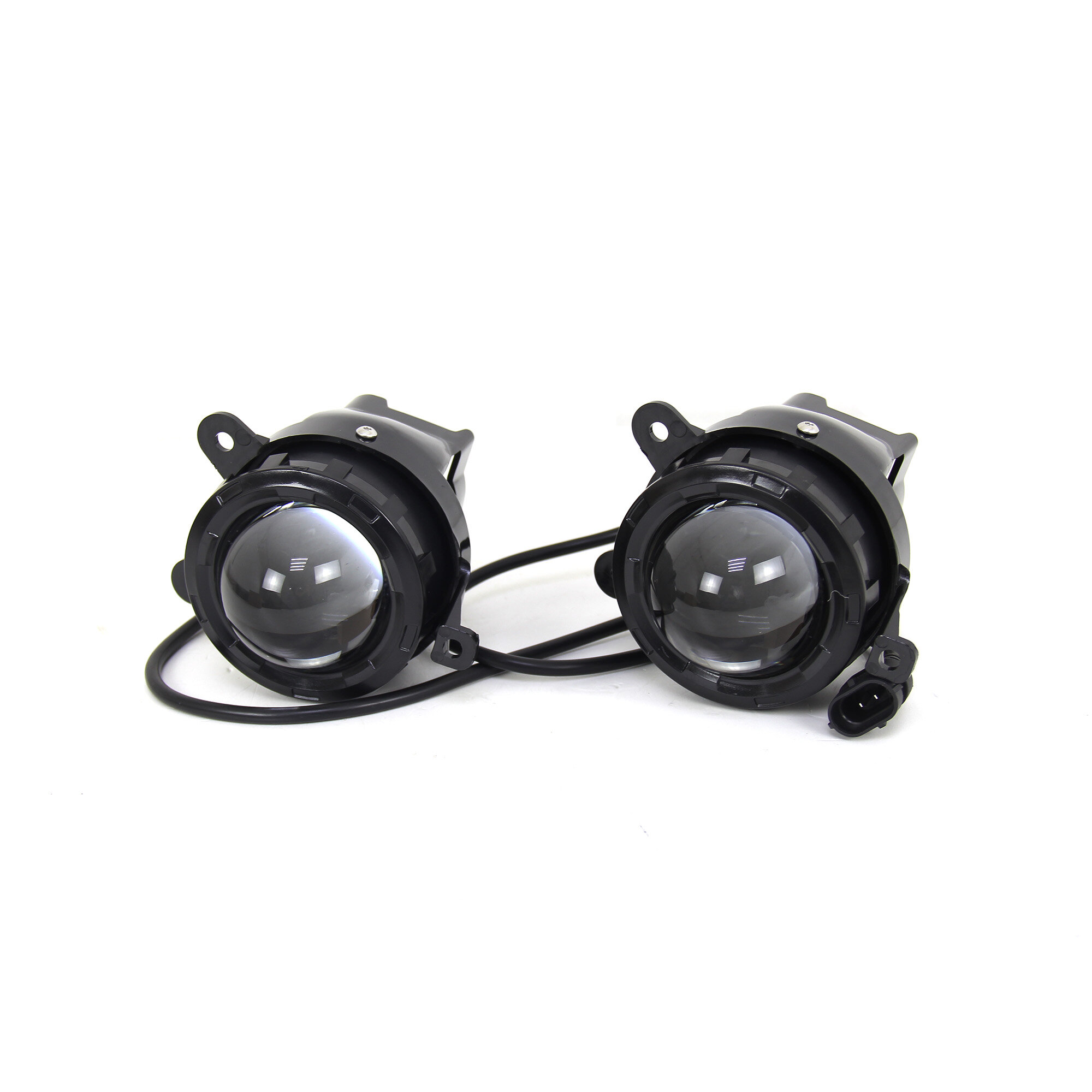 Фара противотуманная для а/м Газель Бизнес, Next (к-т 2шт) светодиод. с линзой "Лазер" 70W