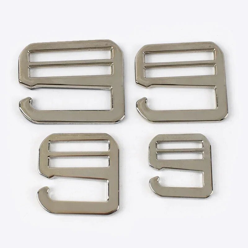 5/10 шт. 20-50 мм G-крючок, металлические пряжки для регулятора ремня сумки, трехскользящие крючки, ошейник для собак, лямка, кольцо, слайдер, застежка, пряжка ремня