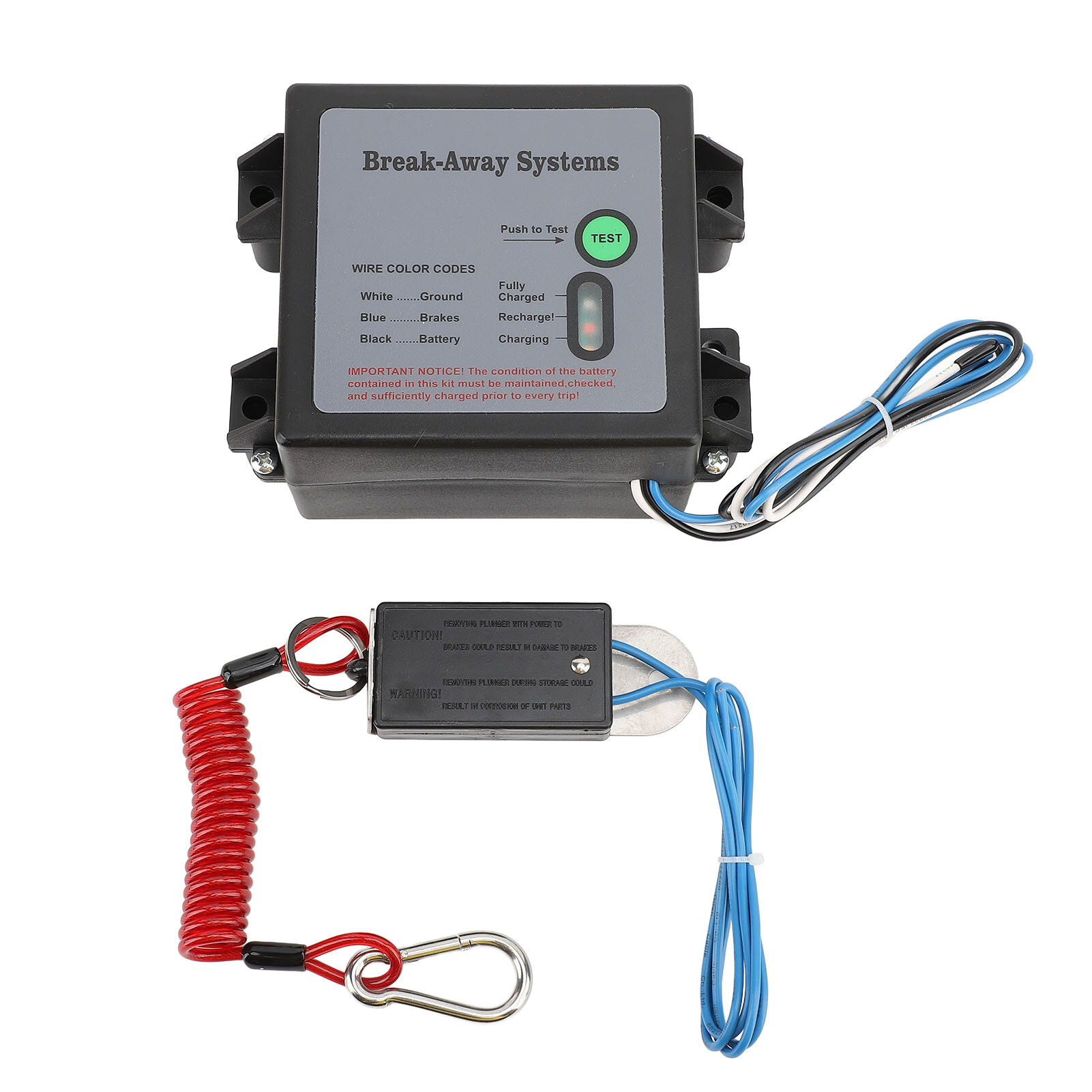 12V Прицепной аварийный комплект Универсальный светодиодный индикатор Электрическая тормозная систем