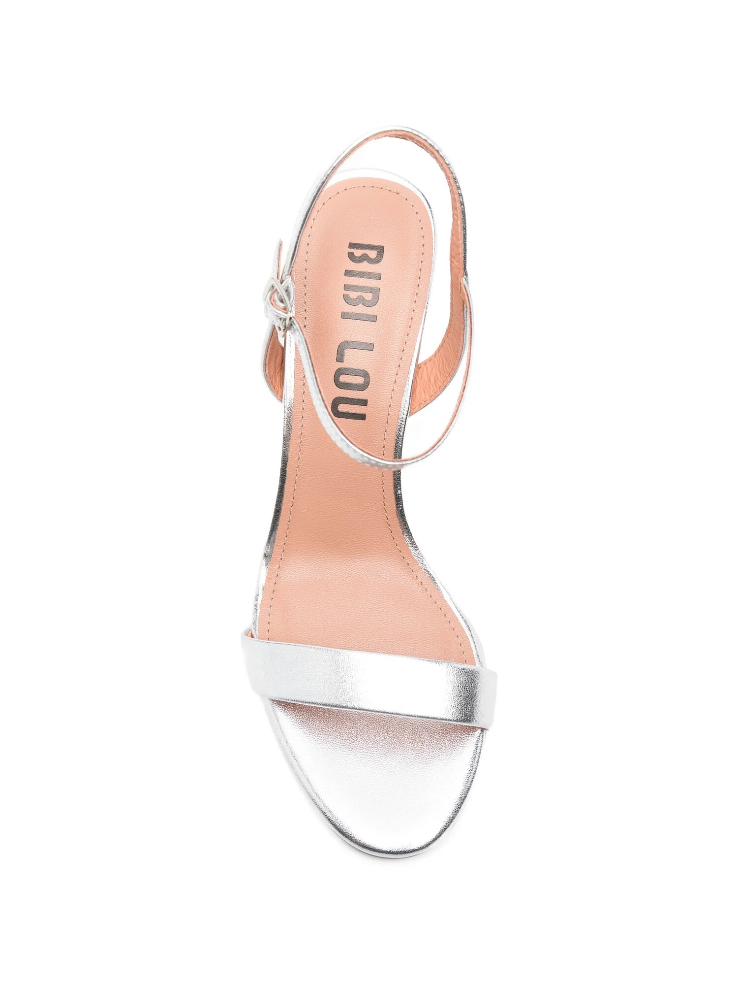 Босоножки Bibi Lou Buckle-strap sandals, размер 38, Silver — фото 1