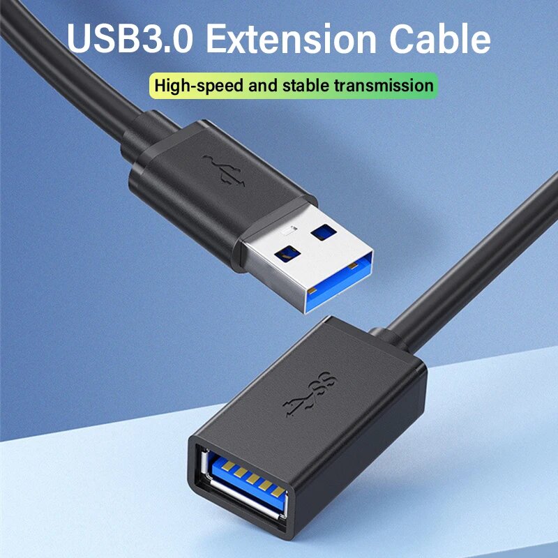 USB 3.0 кабель 0.5м папа-мама — фото 1