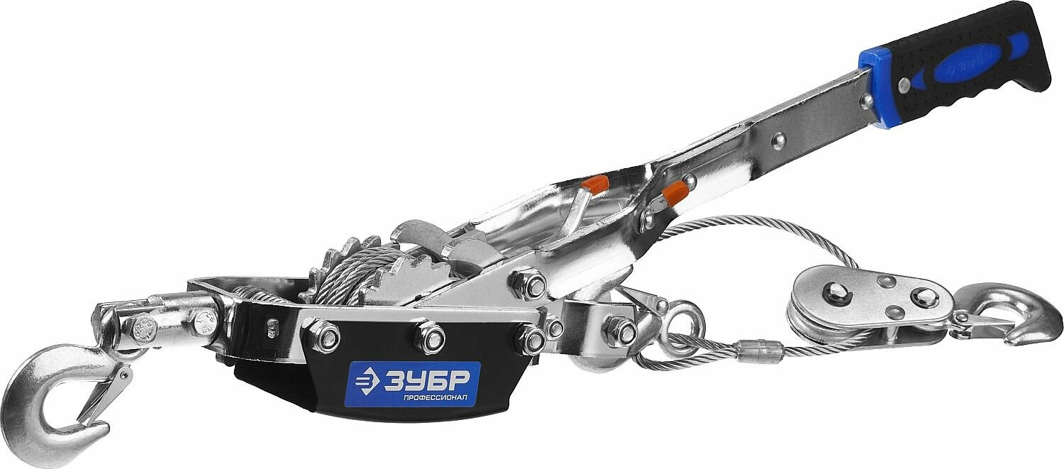 Лебедка рычажная ЗУБР 4 т, 3 м, ручная, Профессионал