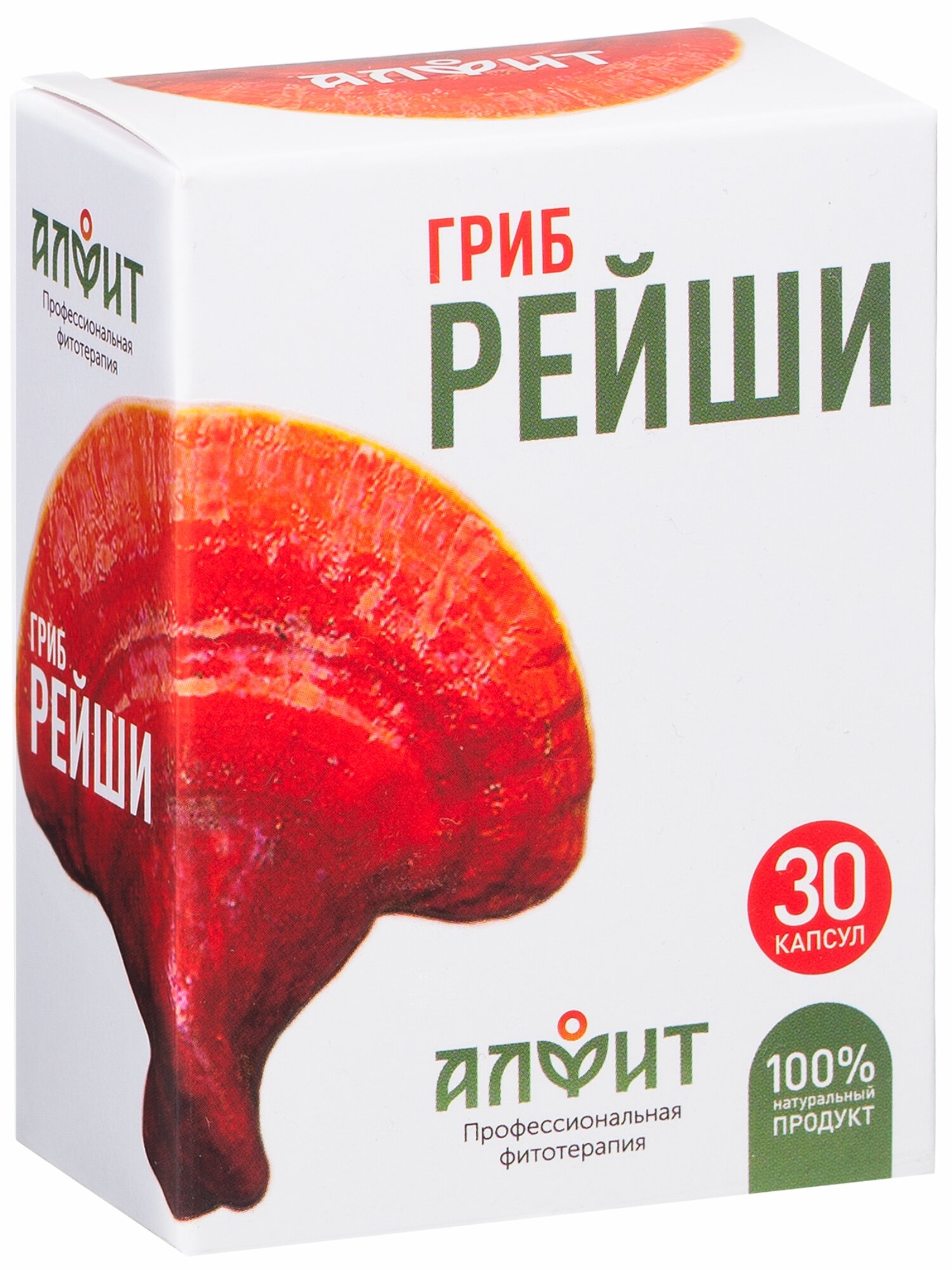 Рейши (гриб) для улучшения иммунитета от бренда "Алфит", 30 капсул по 490 мг