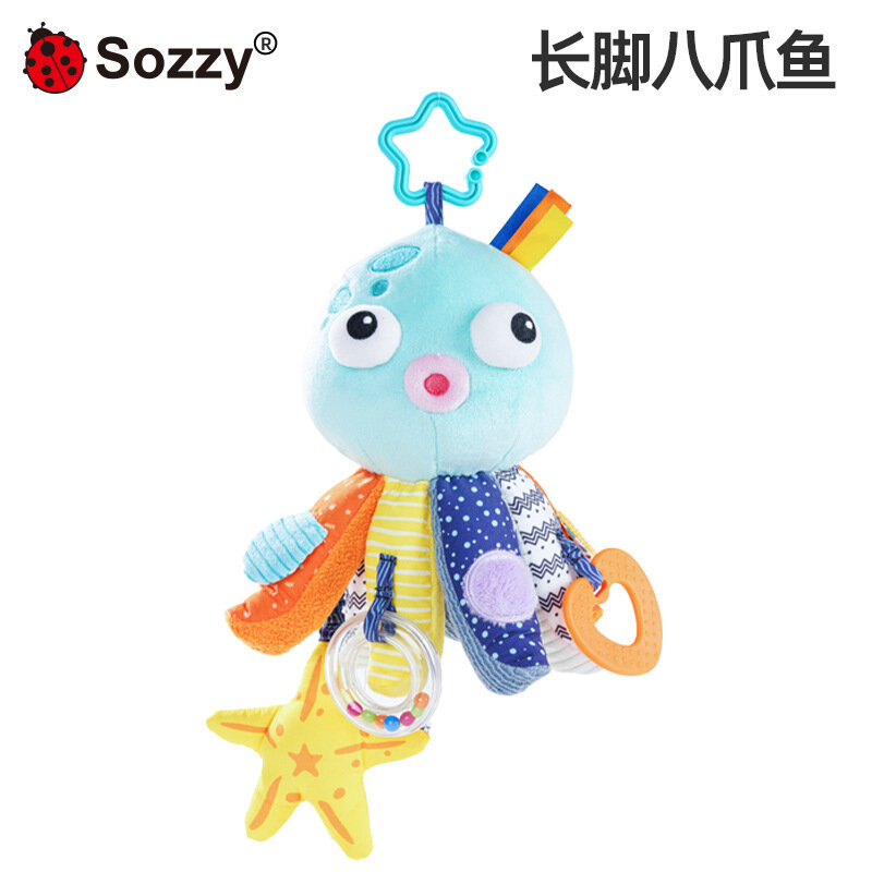 Музыкальная плюшевая игрушка Sozzy для новорожденных, подвесная игрушка для автомобиля, кроватки, коляски, детская игрушка-комфортер.
