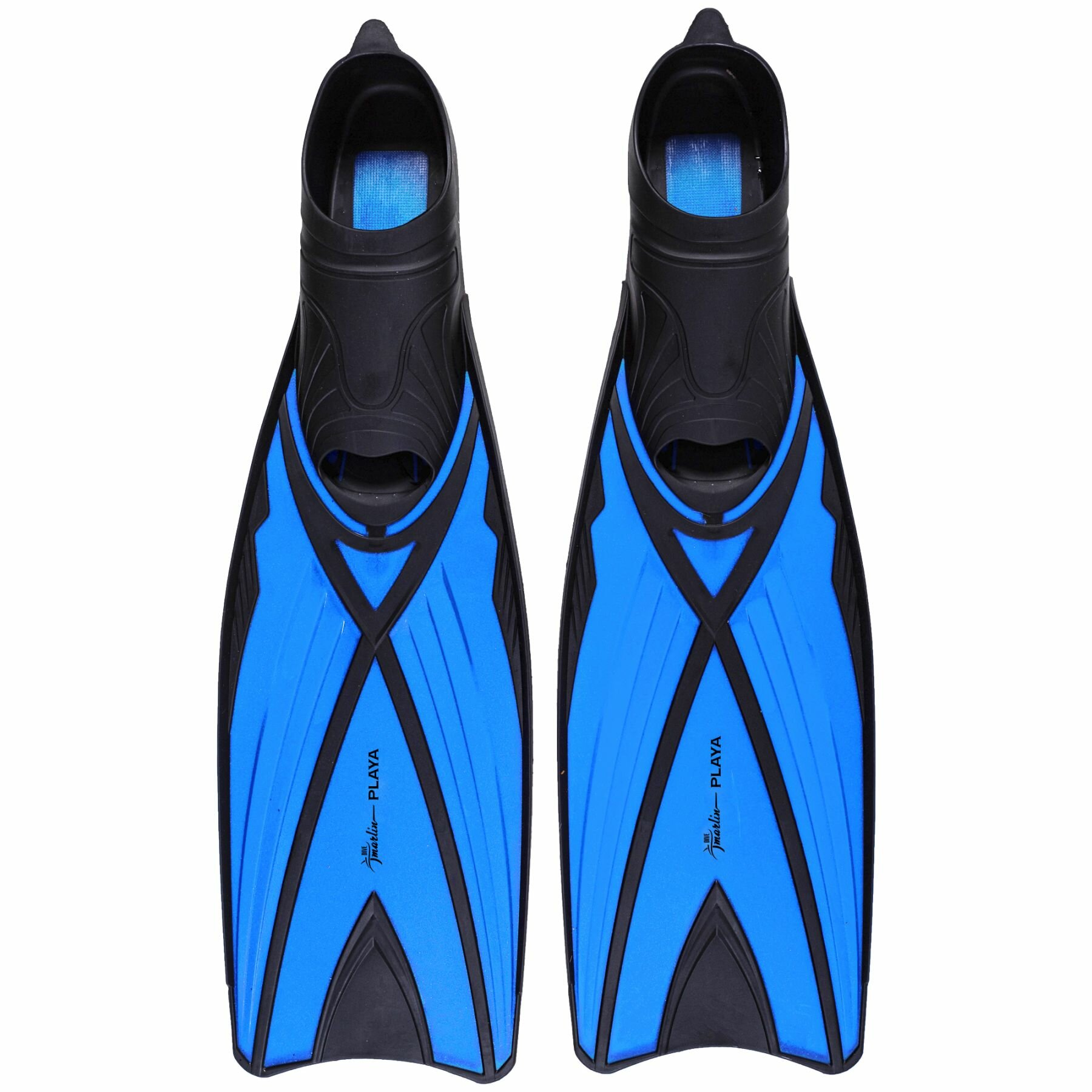Ласты для снорклинга, дайвинга и неглубокой подводной охоты MarlinPLAYA, светло-синий