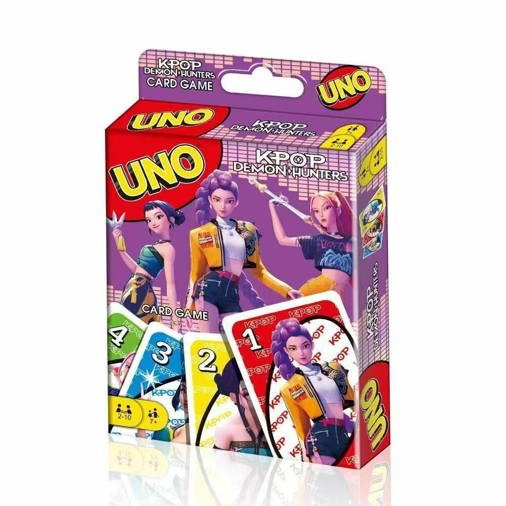 Набор настольных игр UNO, набор карточек UNO, K-Pop: Охотники на демонов
